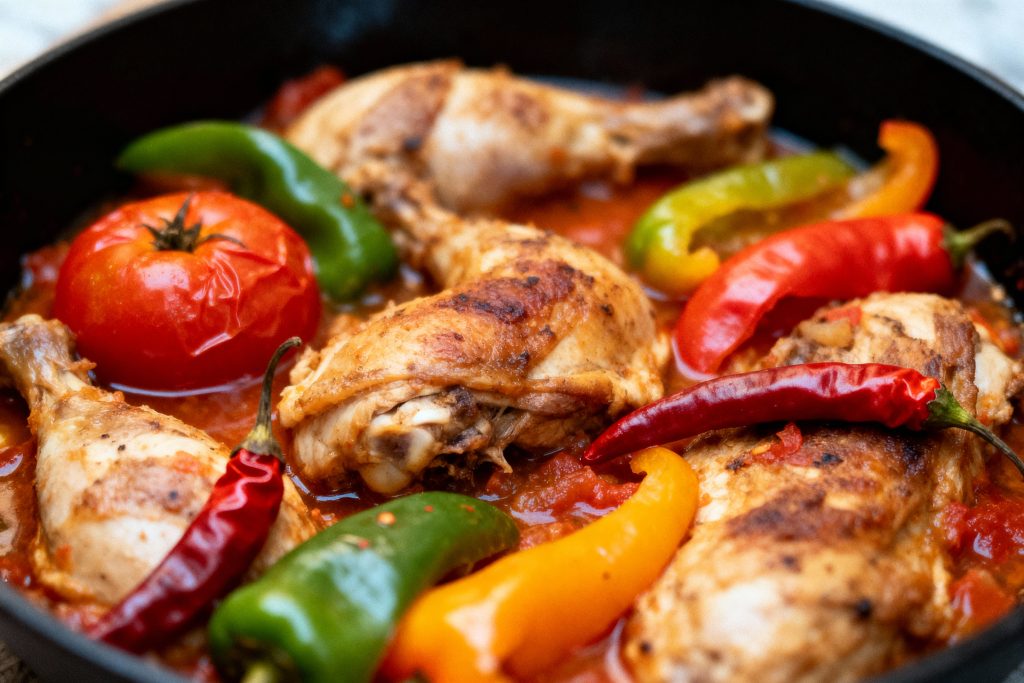 Découvrez la Vraie Recette du Poulet Basquaise Classique ! 🍗